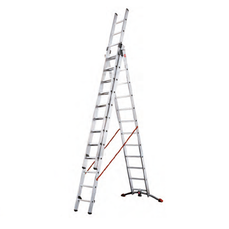 ESCALERA ALUMINIO TIJERA TELESCOPICA 3X12 PELDA OS HAILO – TecnoPlus