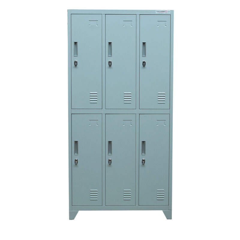 LOCKER 3 CUERPOS 6 CASILLEROS – TecnoPlus
